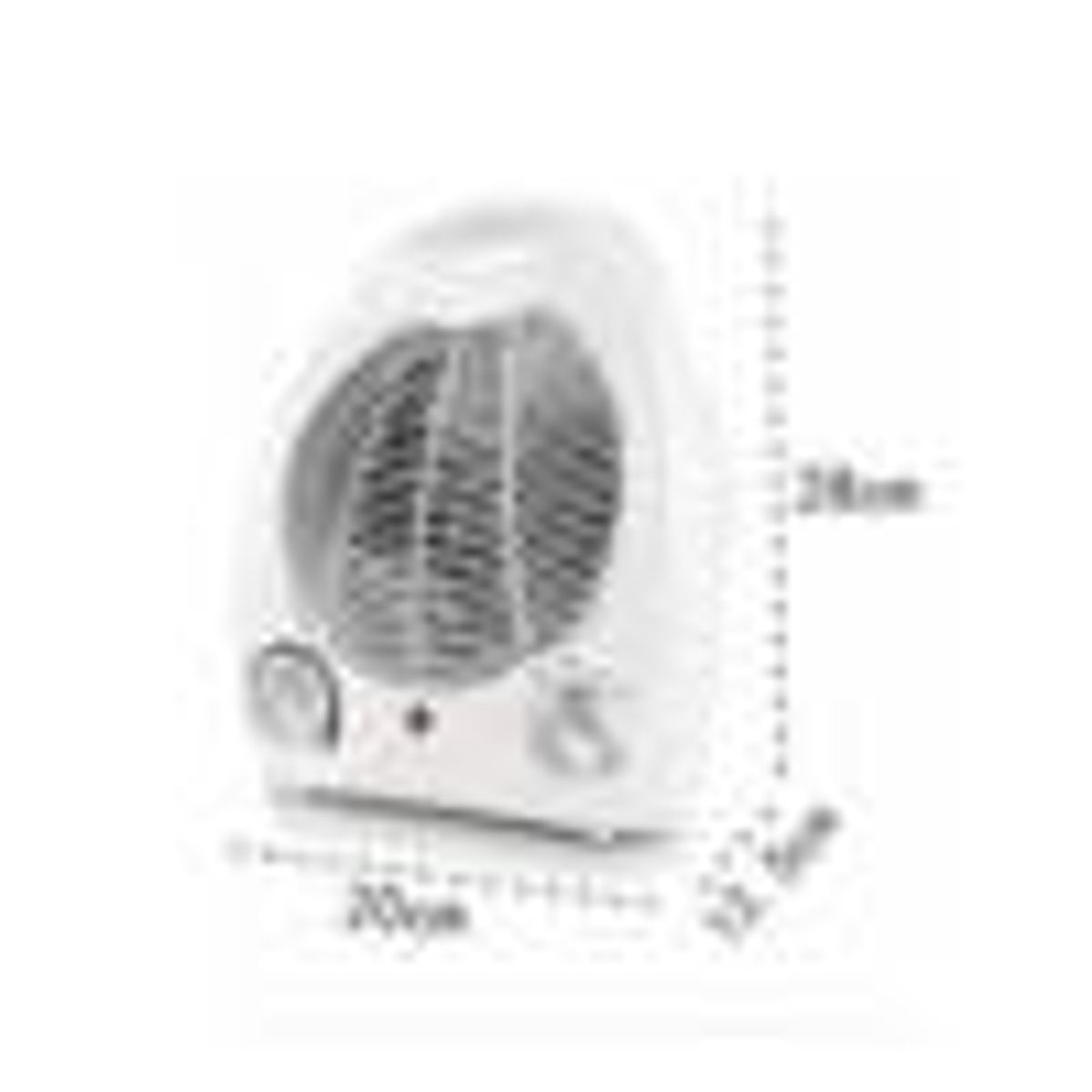 Calefactor Ventilador Eléctrico Portatil 2000w | Zialspa