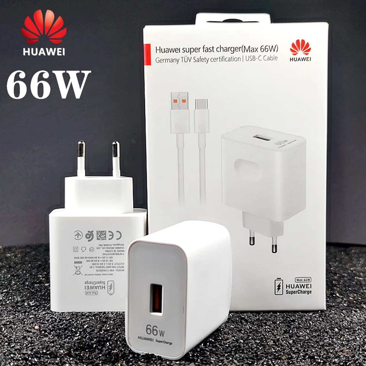 Cargador Huawei 66W Super Charge Tipo C | Zialspa