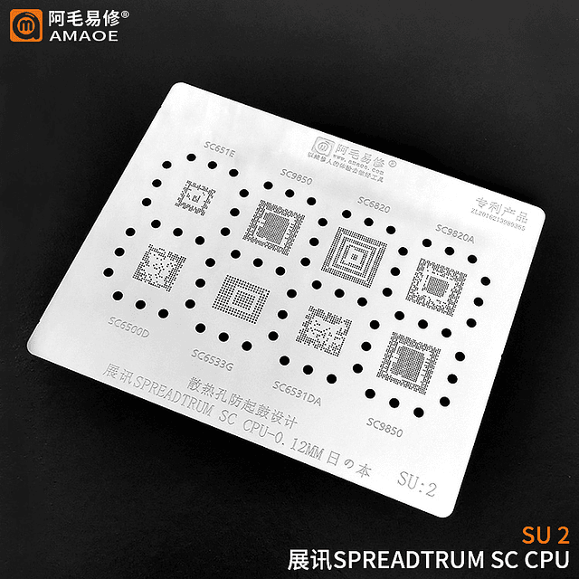 Stencil Amaoe Spreadtrum CPU. SU2
