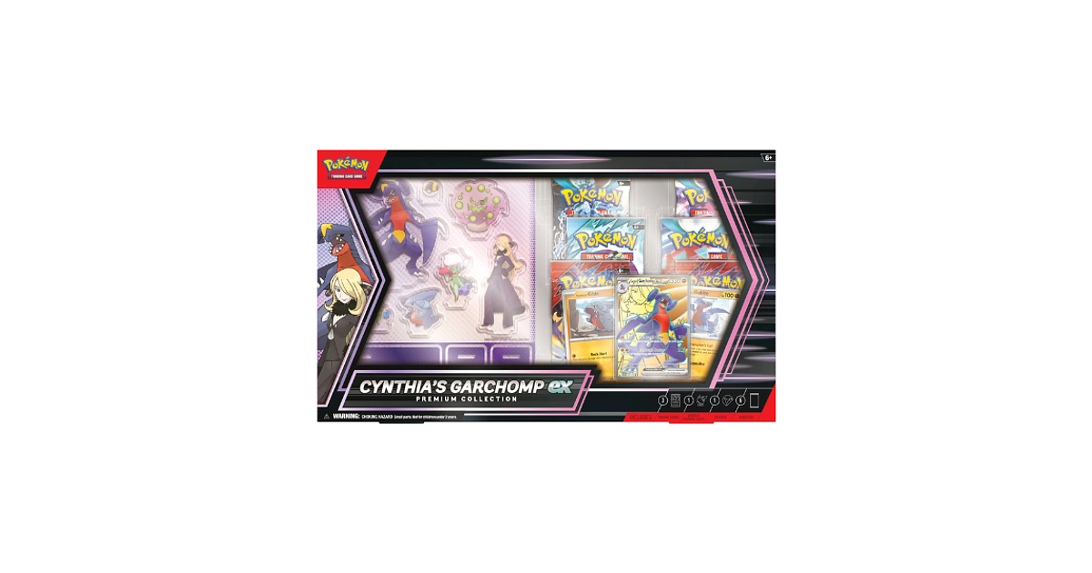 Pokemon TCG Cynthia Garchomp Ex Premium Collection