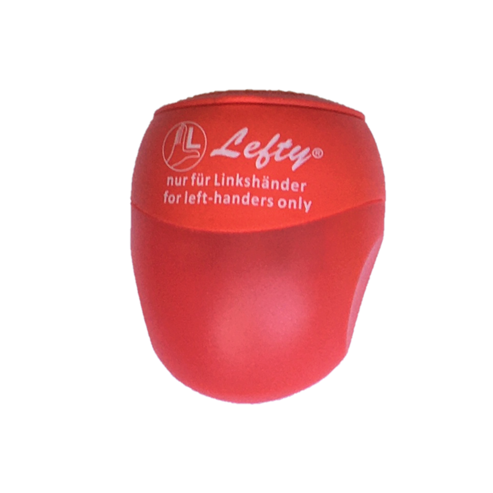 Sacapuntas KUM Lefty Pencil-Pal K2, 2 en 1 con depósito