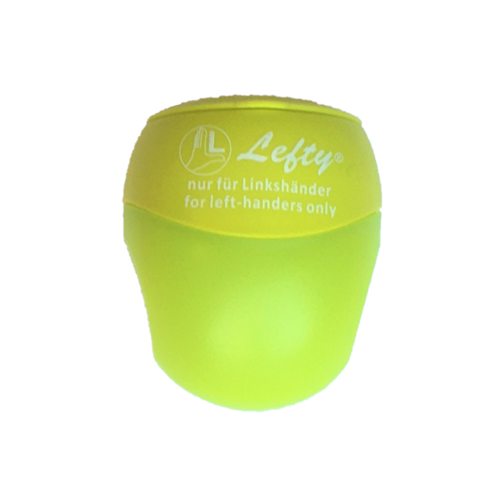 Sacapuntas KUM Lefty Pencil-Pal K2, 2 en 1 con depósito